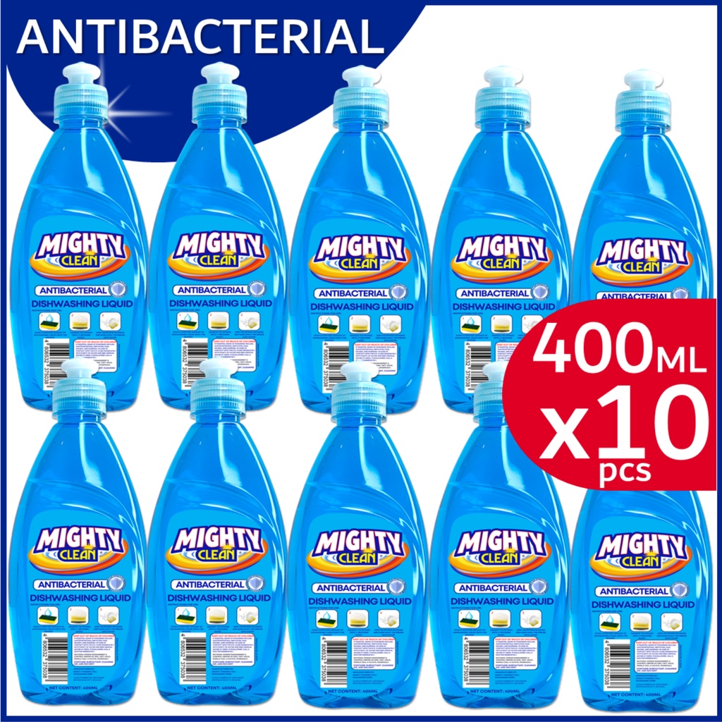 Mighty Clean Dishwashing Liquid Antibacterial 400ml 10PCS BUNDLE PACK ...