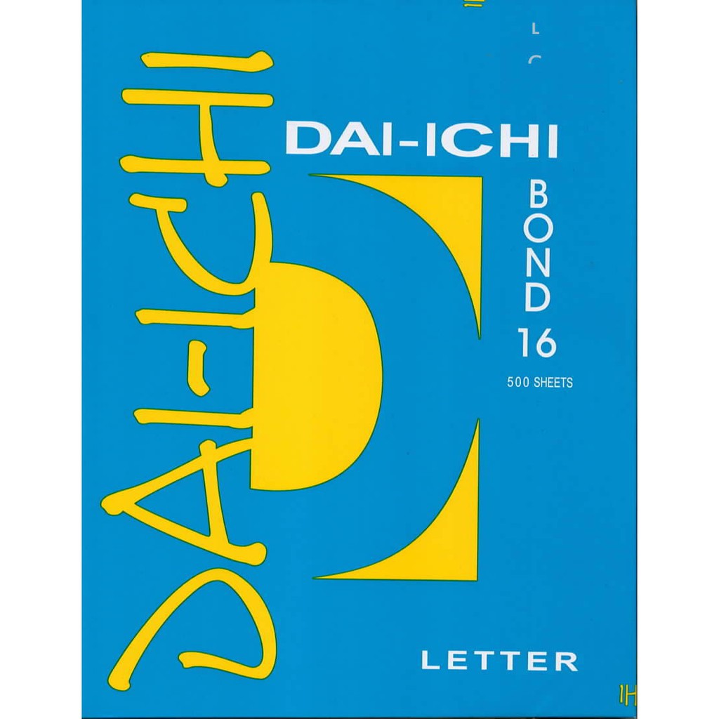 DAICHI BOND PAPER - REAM (500 SHEETS PER REAM)/LETTER SIZE - LEGAL SIZE ...