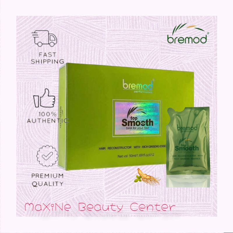 BROMOD top smooth reconstructor sachet, 1box - 12pcs | Shopee Philippines