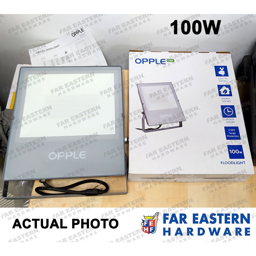 OPPLE LED Floodlight 10w 20w 30w 50w 100w Flood Light | Shopee Philippines