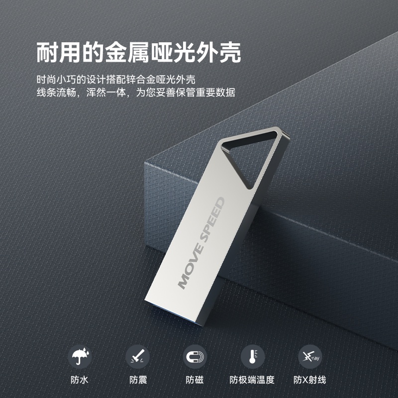 Move Speed Flash Drive Tieshanjioa 16GB|32GB|64GB U Disk USB 2.0 Zinc ...
