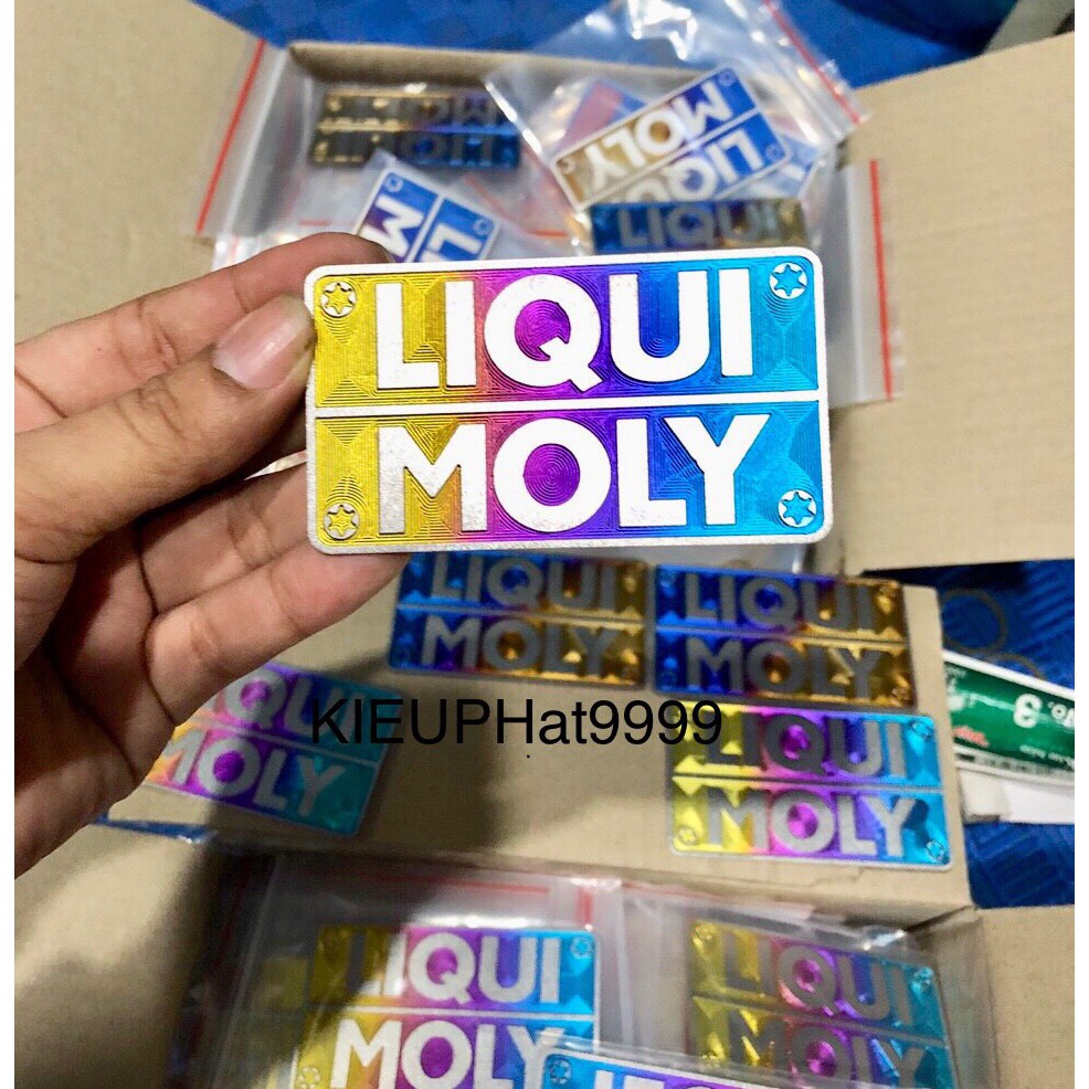 Liqui Moly Sticker 3D Auxiliary Water Tank Liqui Moly Auxiliary Cover ...