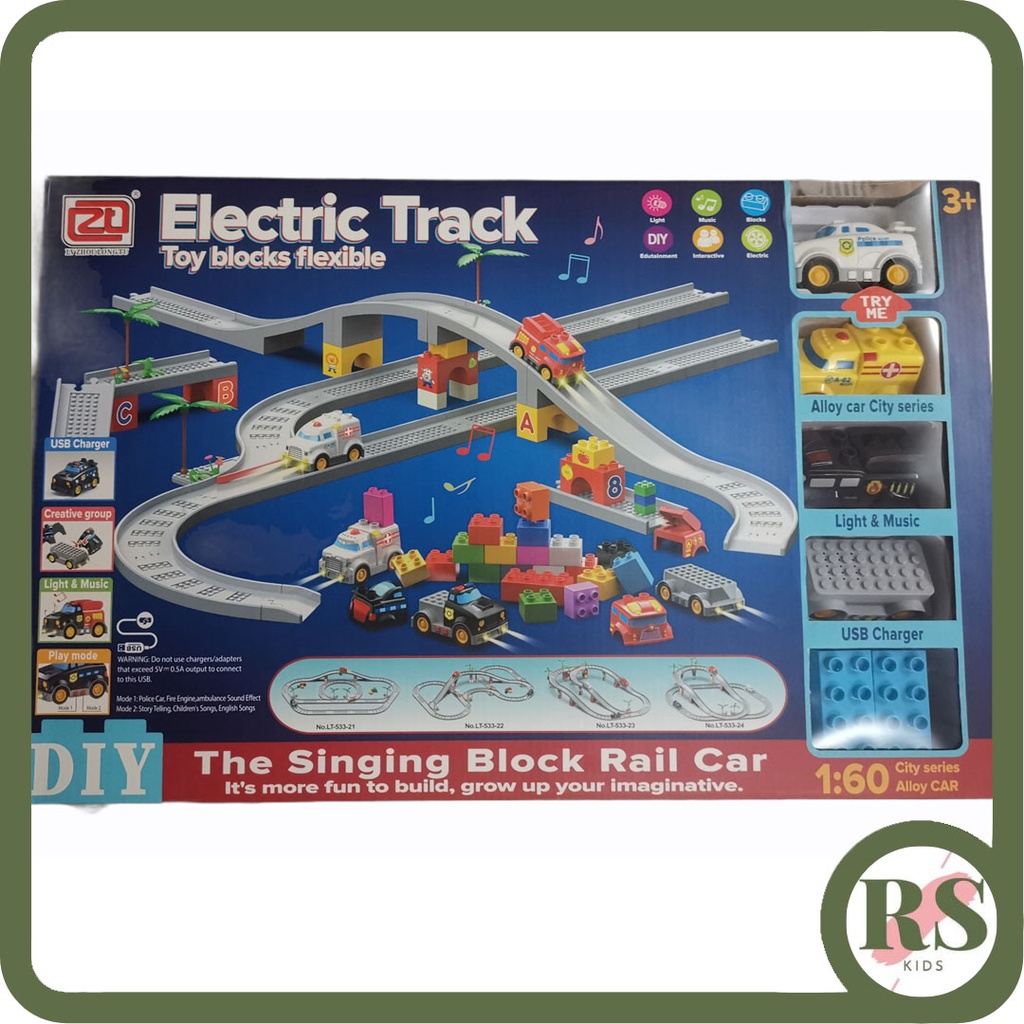 Blocks Electric Car Track | Shopee Philippines