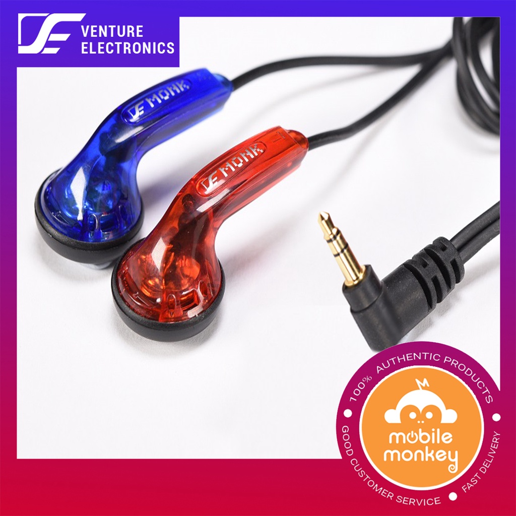 VE Monk Plus HiFi Earbud Earphones with L-Plug PH Edition | Shopee ...