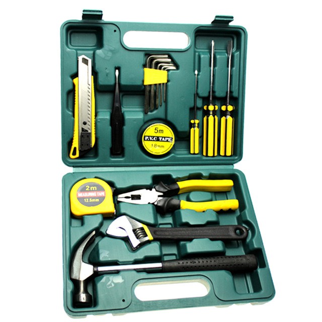 16pcs Hardware Tool Kit Set Tool Box Repairing Tool Set | Shopee ...