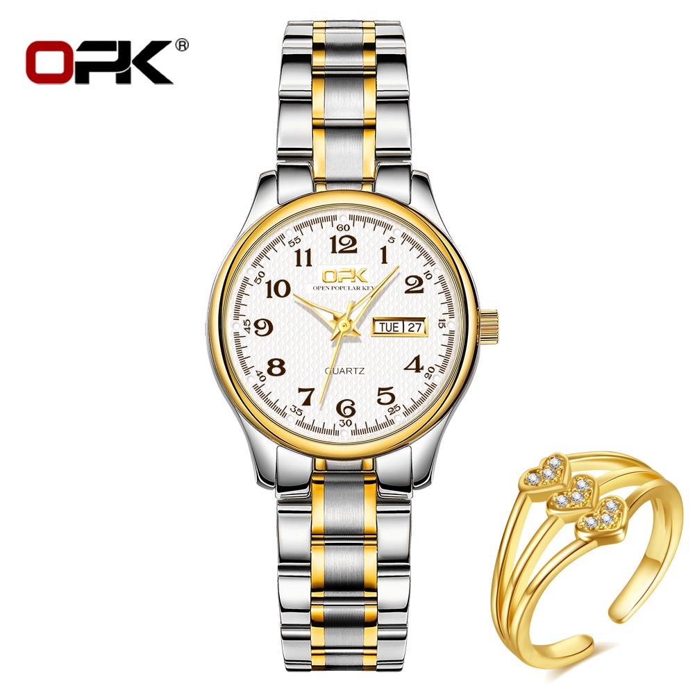 OPK Watch for Women With Box Original Waterproof Stainless Steel Relo ...