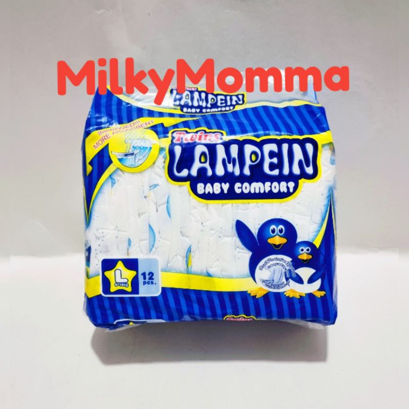 Twins Lampein Baby Diapers 12s (choose variation) | Shopee Philippines