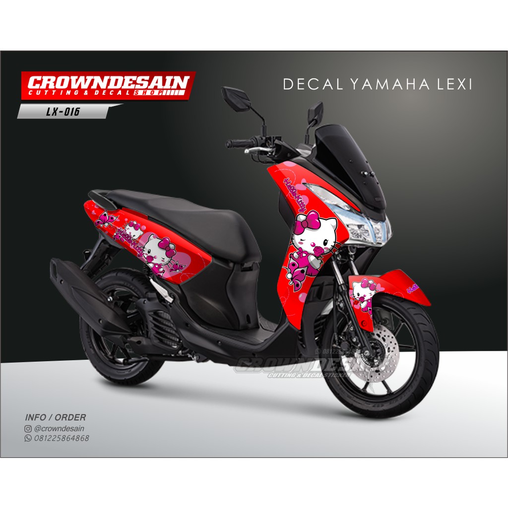Sticker Decal Yamaha Lexi Full Body - Decal Lexi HELLOKITTY | Shopee ...