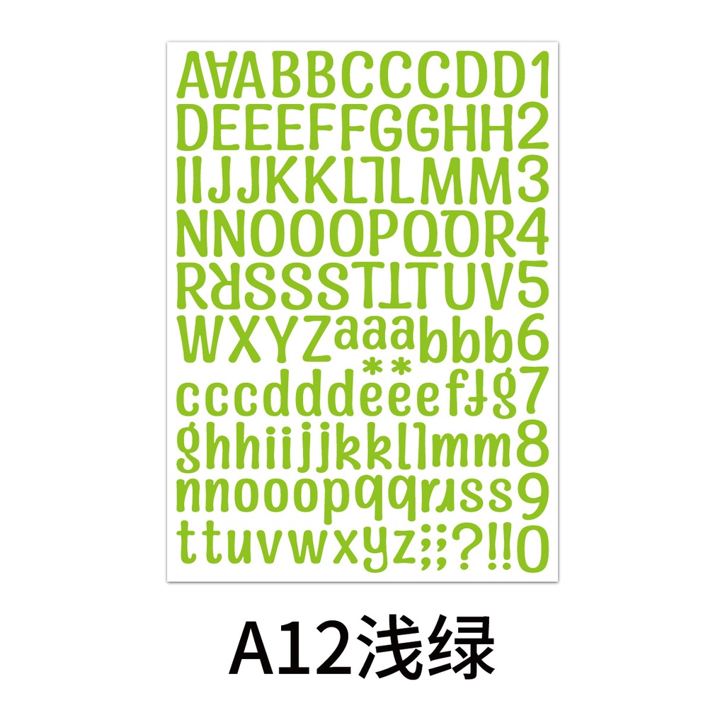 Letter Sticker Costom Sticker Sticker For Motorcycle Alphabet Sticker ...