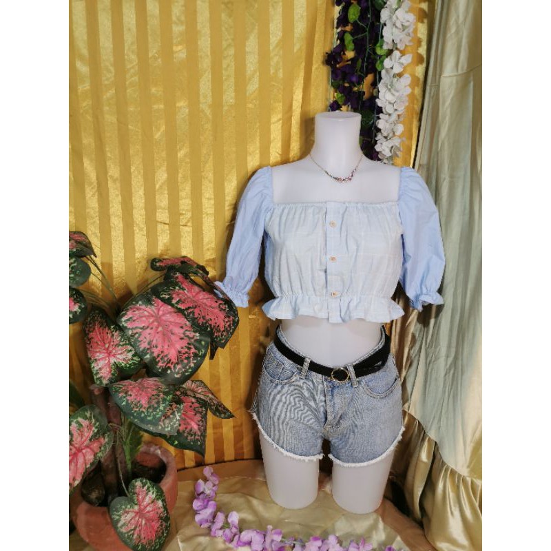 Rework Trendy Crop Tops | Shopee Philippines