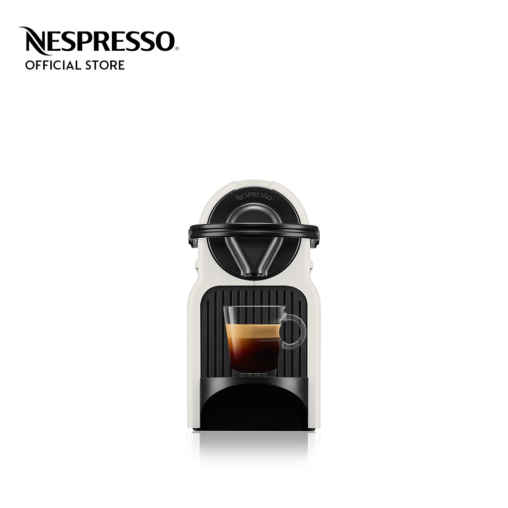 Nespresso Inissia White Coffee Machine With Nespresso Coffee Capsules ...