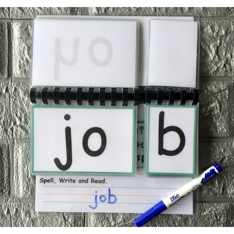 CVC Word Builder Flip Cards form all CVC Words- Laminated (AEIOU ...