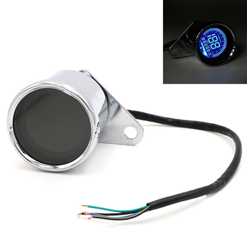 Universal Motorcycle Digtal Speedometer Motorbike External Dashboard ...