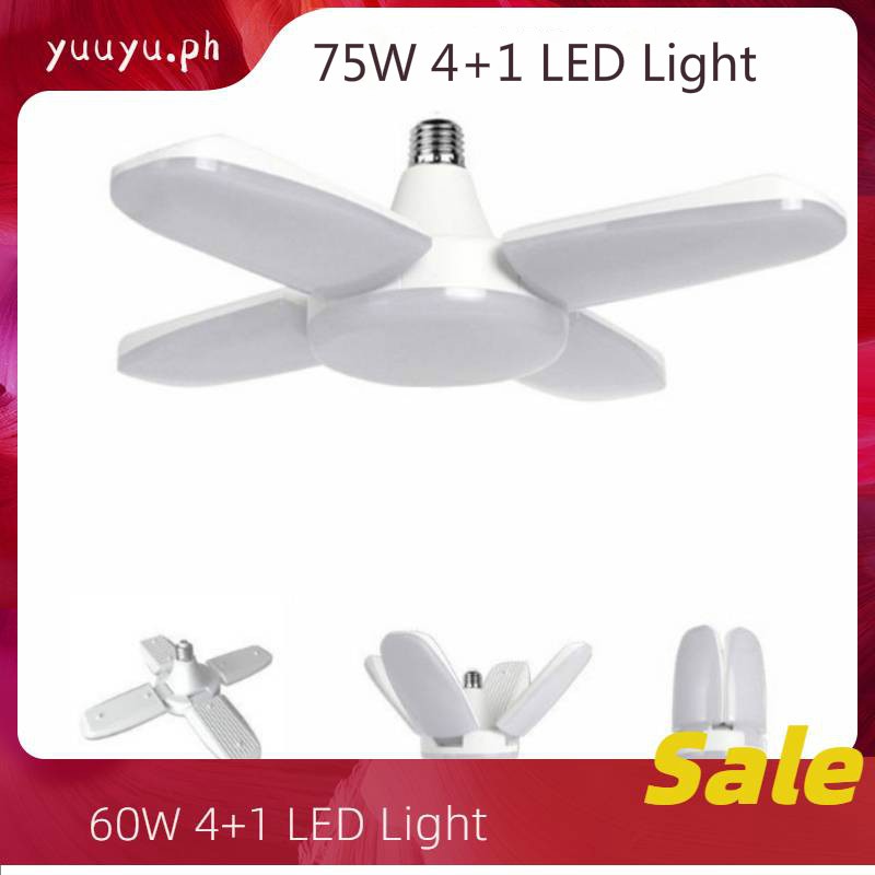 COD E27 80W 6500K Foldable Fan Blade Bulb Indoor Various Scenes LED ...
