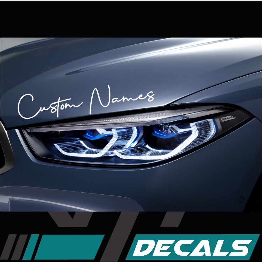Custom Name for Car Hood and Windshield | Shopee Philippines