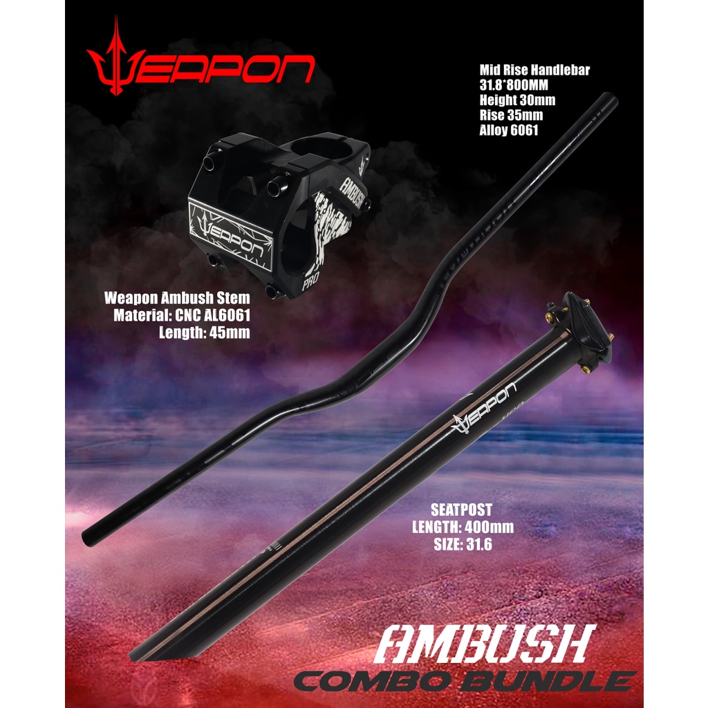 Weapon Ambush Cockpit Combo Bundle | Shopee Philippines