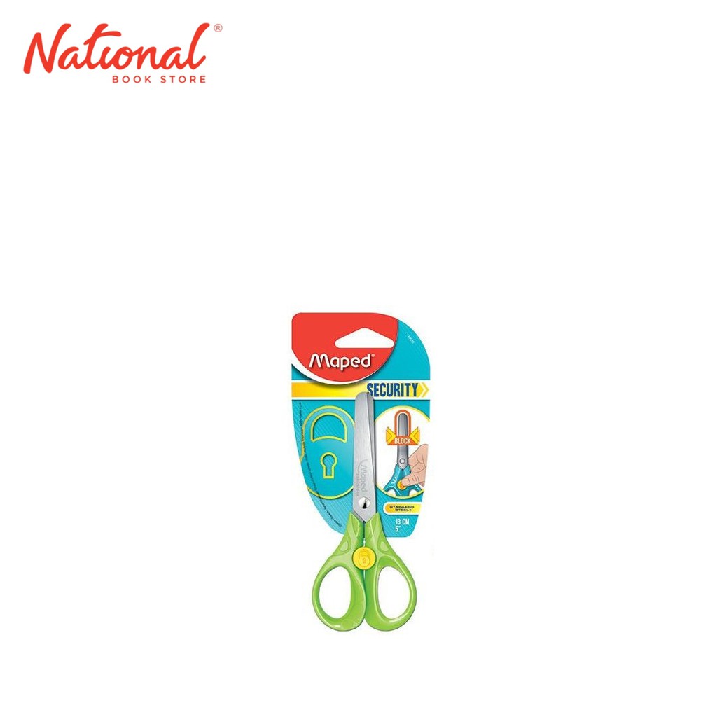 Maped Kiddie Scissors 473110 5In Security With Lock | Shopee Philippines