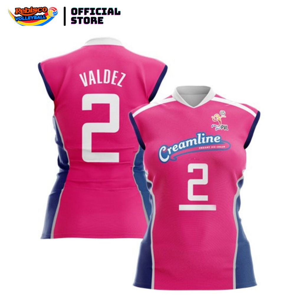 Creamline Cool Smashers "VALDEZ 2" PVL Open Conference Official Jersey ...