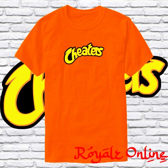 Cheaters Logo Spoof Graphic Shirt Front Print (Unisex For Men And Women ...