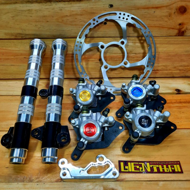 Caliper 8.1 W/ Wave bracket/ Ligthen tube/ Disc/ Earl's - WAVE, XRM125 ...
