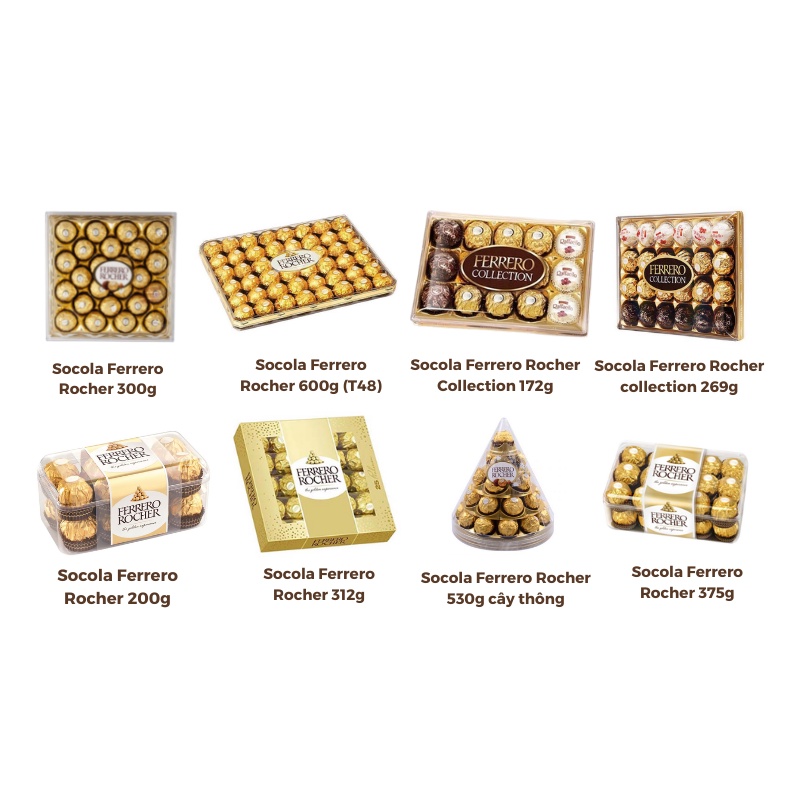 Ferrero Rocher Premium Chocolate 8 tablets / 16 tablets / 24 tablets ...