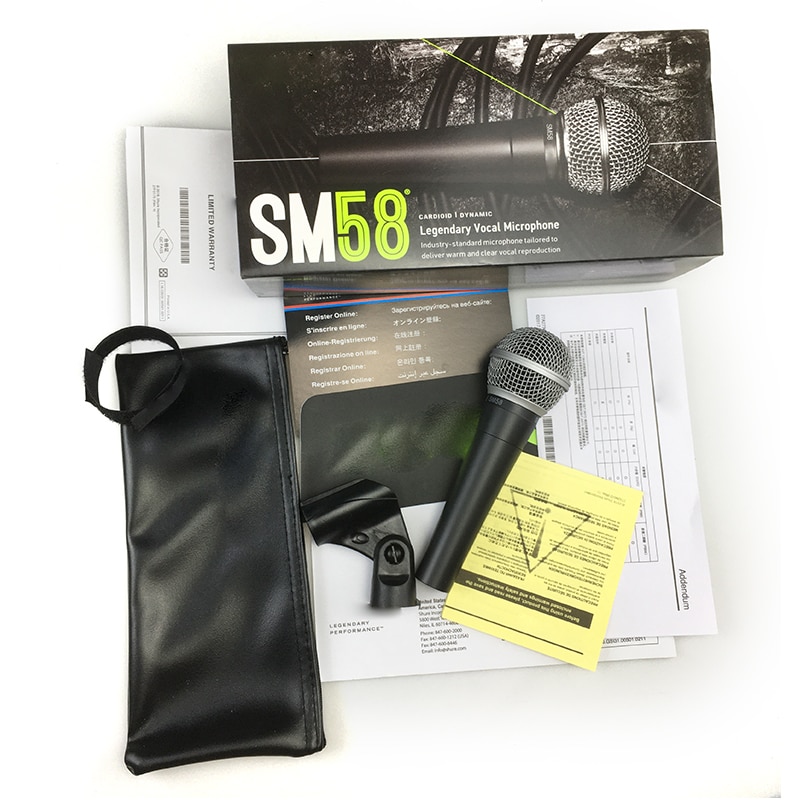 New Packing SM58-LC SM 58 wired dynamic cardioid professional microphone for shure microphone ...