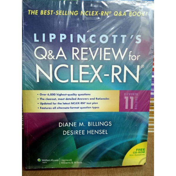 Lippincott's Q and A Review for NCLEX-RN Original Book | Shopee Philippines