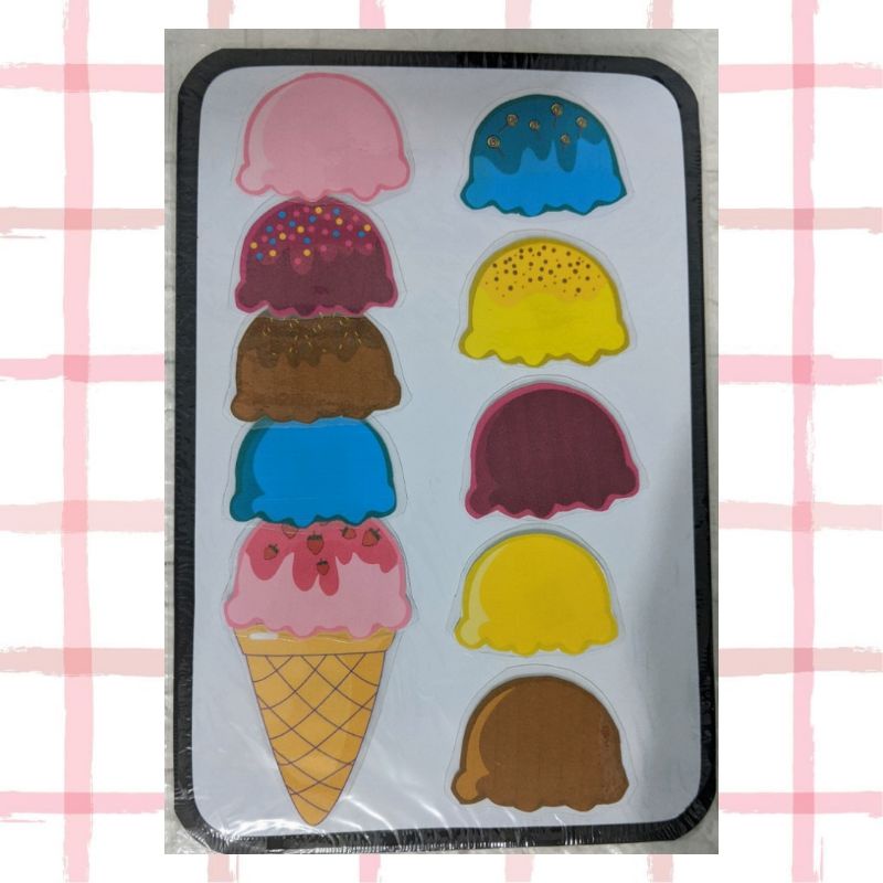 Laminated Ice Cream Set Reward | Shopee Philippines