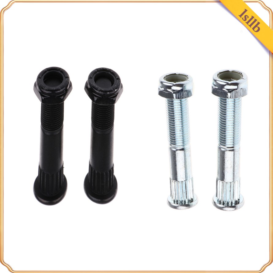 2 Pieces Replacement Skateboard Kingpin with Nuts (2'' Long not ...