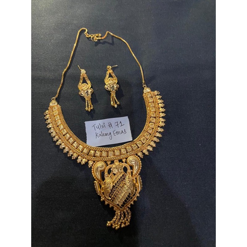 Dubai gold necklace/traditional bridal necklace/Indian gold fashion ...