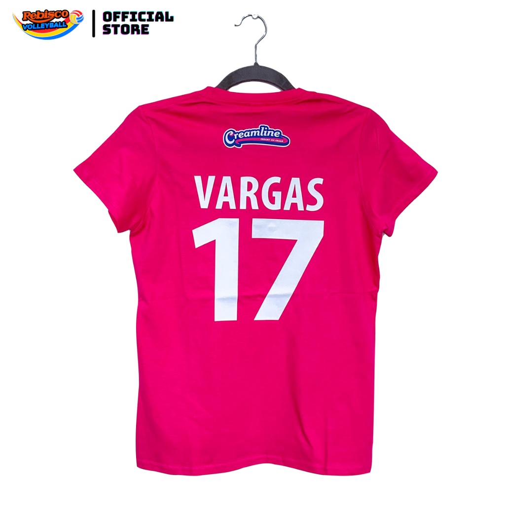 Creamline Cool Smashers "Vargas" Shirsey Official Merchandise (Shirt ...