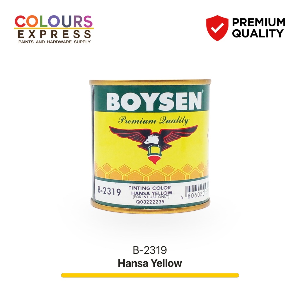 Boysen Tinting color Hansa Yellow B-2319 1/4 | Shopee Philippines