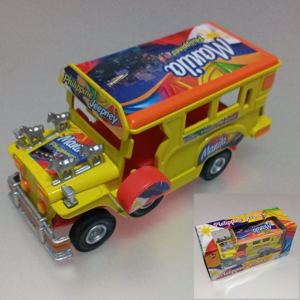 5" Philippine Jeepney Pull Back Die-cast Metal | Philippine Souvenir ...