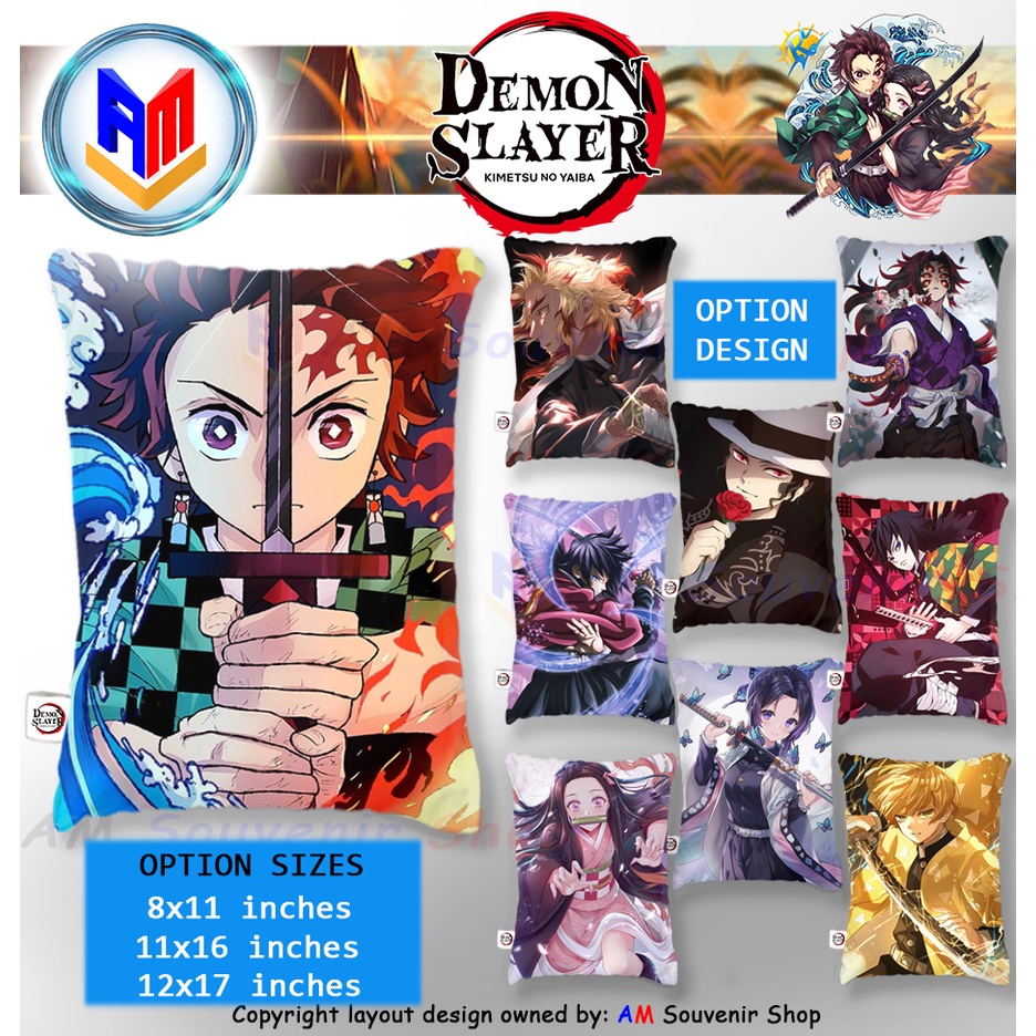 Demon Slayer Pillow / Tanjiro / Nezuko / Zenitsu / Inosuke / Kanao ...