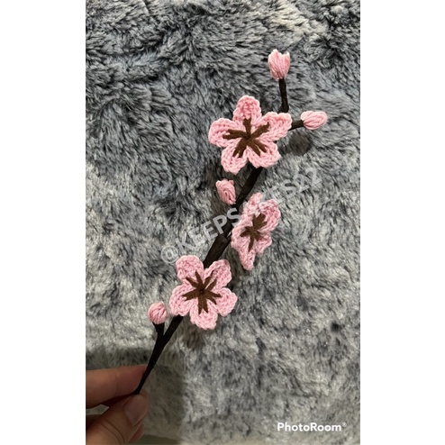 Crocheted Cherry Blossom (Sakura) | Shopee Philippines