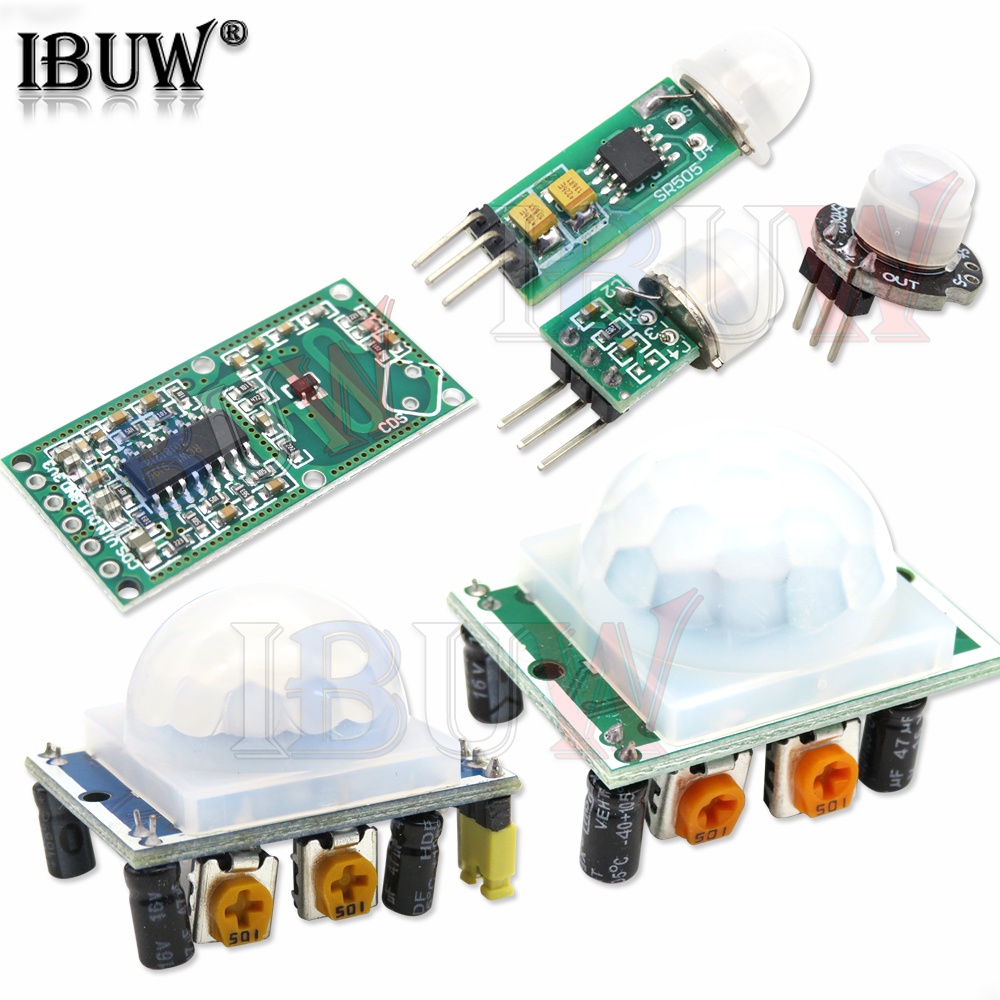 HC-SR501 HC-SR505 AM312 SR602 Adjust IR Pyroelectric Infrared Mini PIR ...