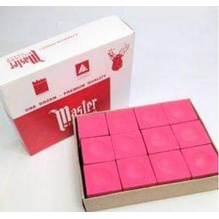 MASTER RED BILLIARD CUE CHALK 12PCS/TISA NG TAKO NG BILYARAN/BILLIARD ...