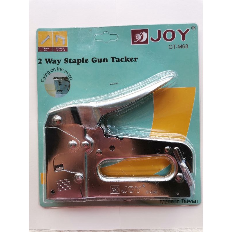 Joy Gun Tacker Two Way Staple GT-M68 (Staple wire and Nails)w/ Impact ...