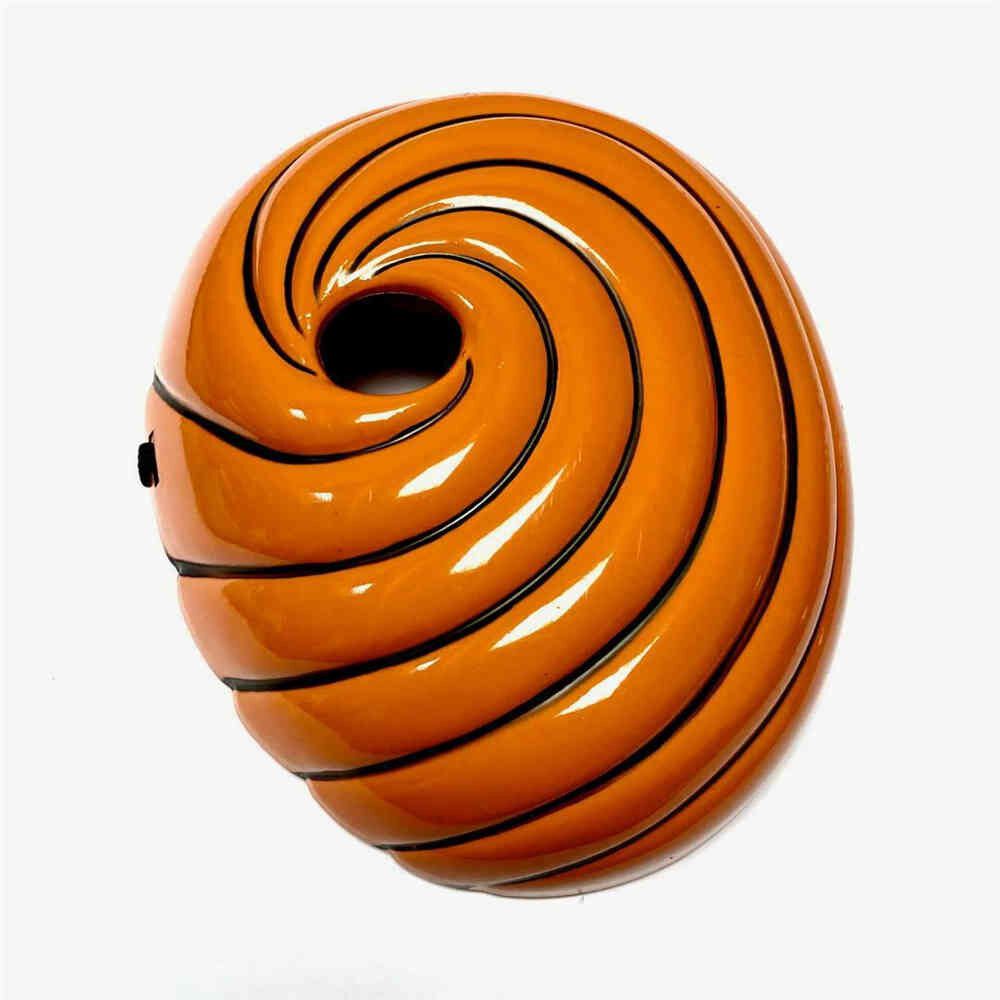 Anime Naruto Akatsuki Uchiha Tobi Obito Mask Plastic Ninja Cosplay Prop ...