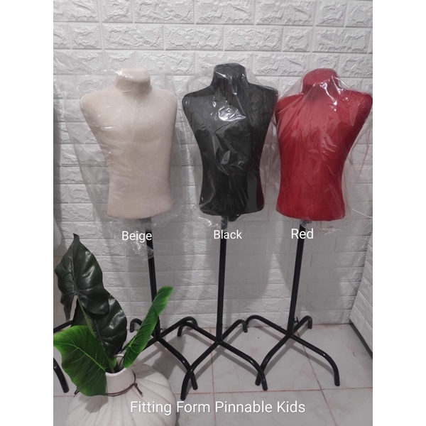 KIDS MANNEQUIN - FITTING FORM (with adjustable stand and pinnable foam ...