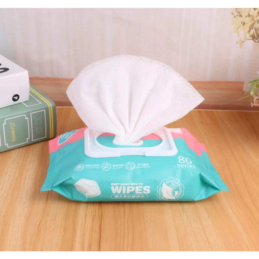 JK MALL Baby Wipes Non-Alcohol Runbeier Baby Wipes 80 Series Pack ...