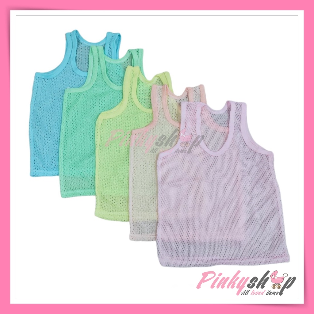 3pcs Air-cool Colored Sando for Baby | Aircool Sando Colored White ...