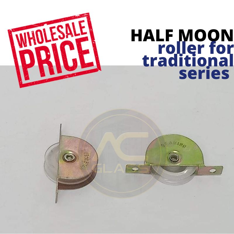 AC GLASS: SD SCREEN LOWER GUIDE - HALFMOON with Bearing half moon ...