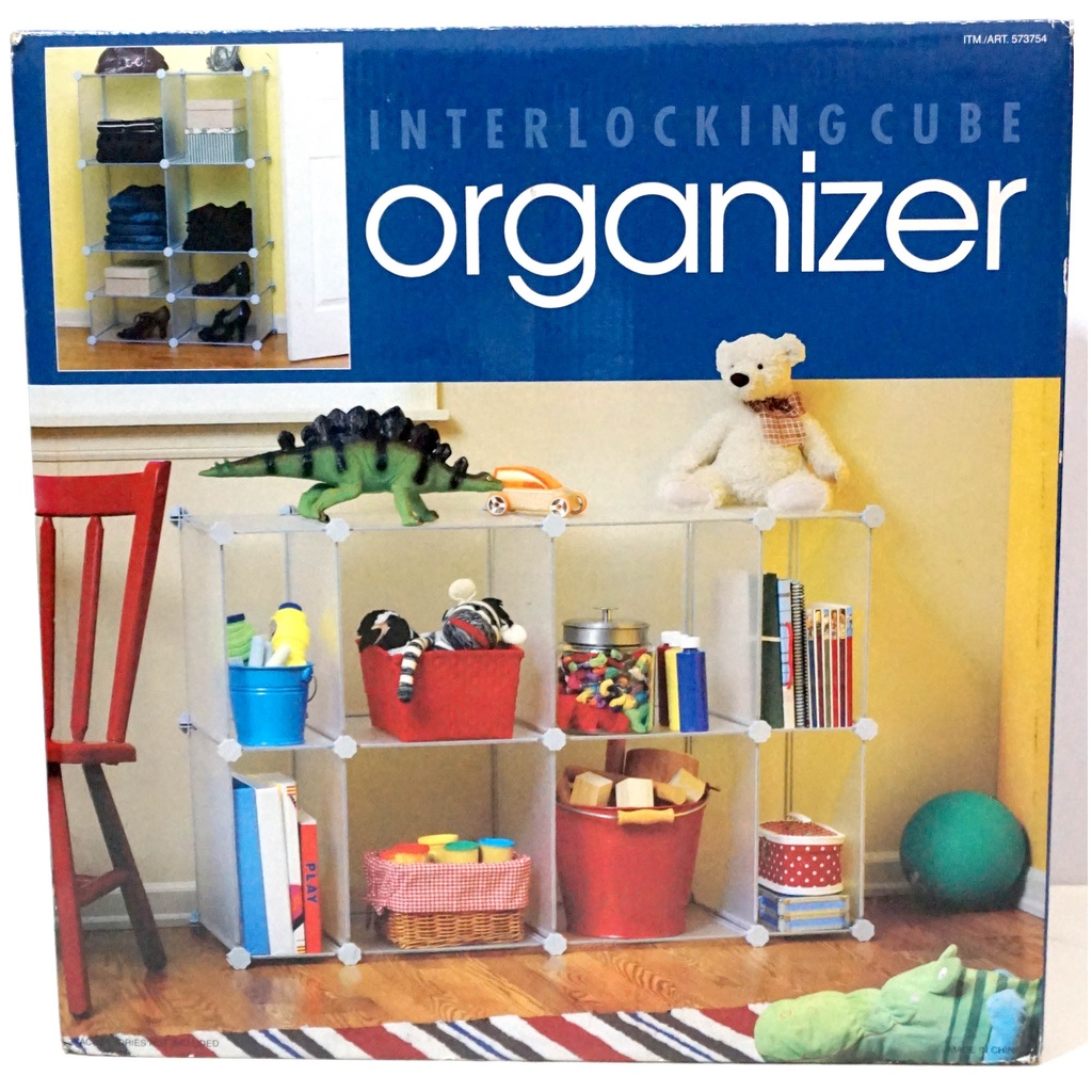 Interlocking Cube Organizer 573754 Indoor Home Portable Closet 20+10 ...