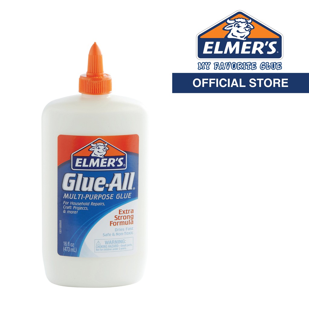 ELMER'S Glue-All White Glue 473ml, Extra Strong Formula (E1321) | Shopee Philippines