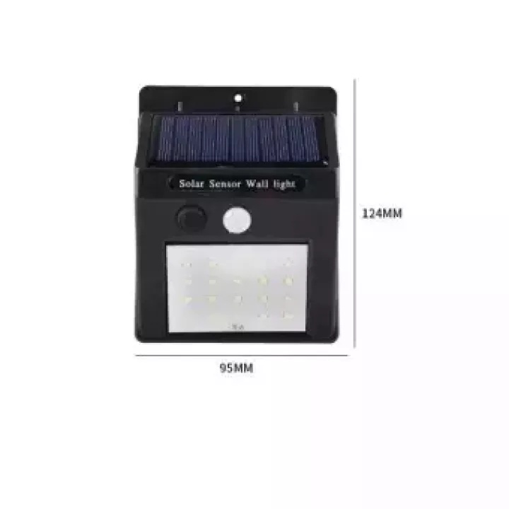 20 LED Solar Power PIR Motion Sensor Wall Light Outdoor | Shopee Philippines