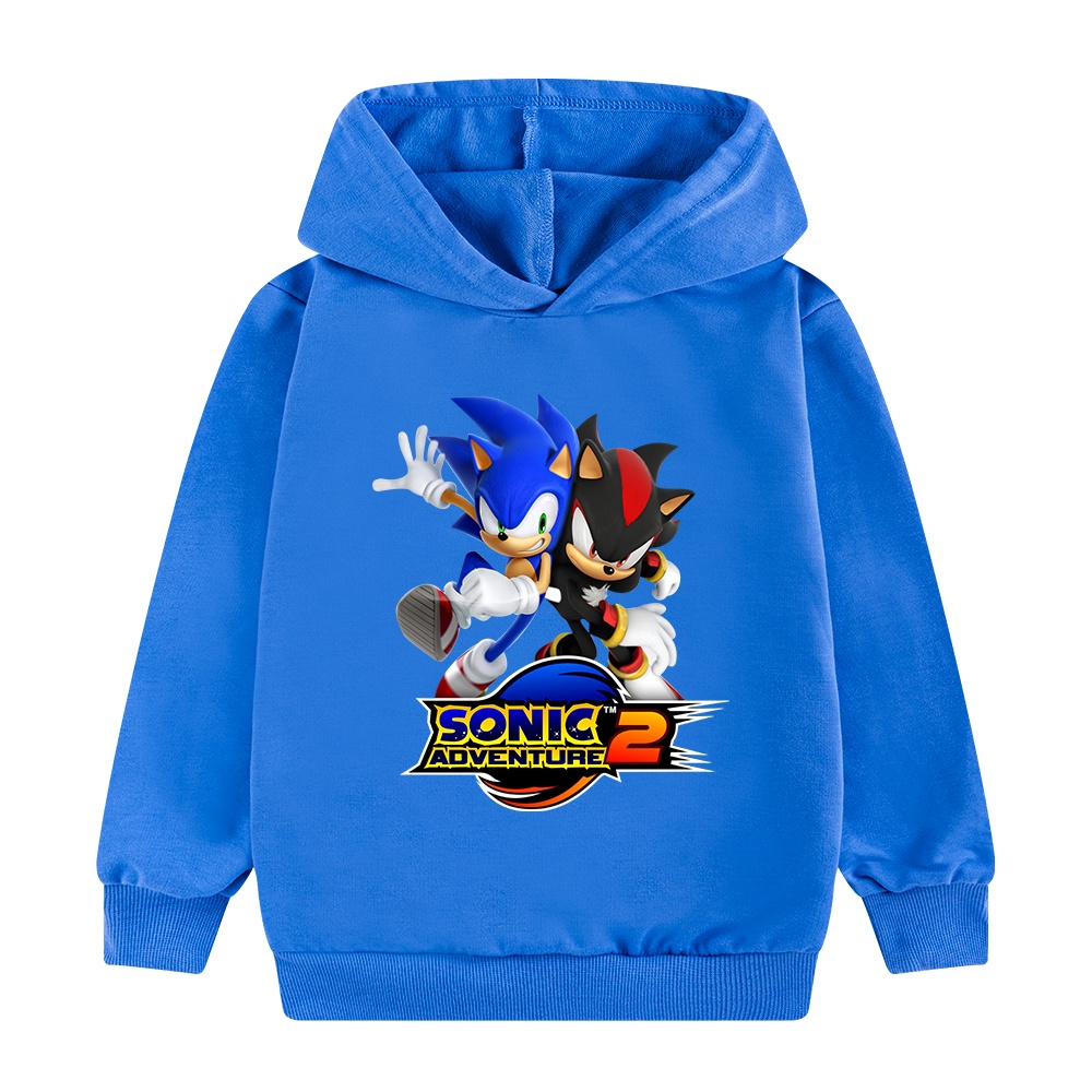 Sonic the Hedgehog kids game cartoon hoodie boys fashion handsome ...