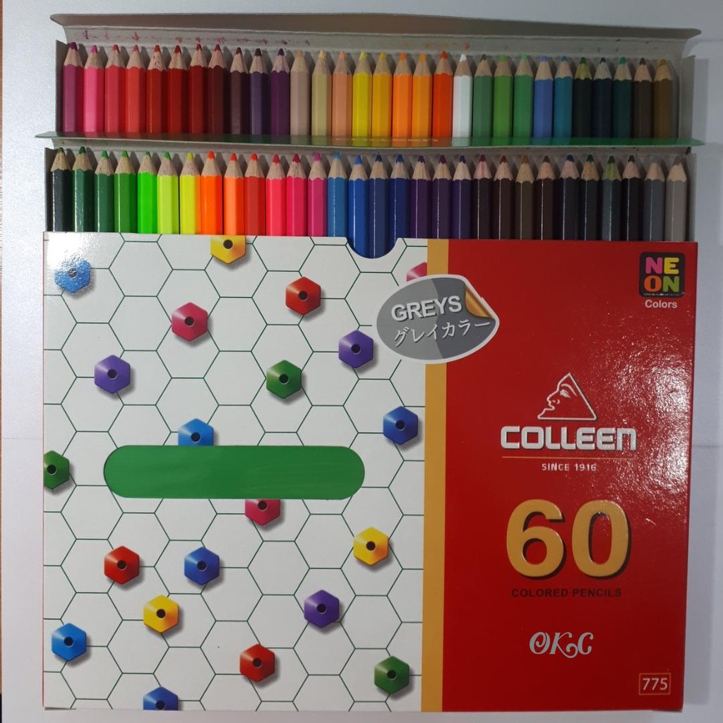 Colleen Colour Pencil 60 Colours (1 Box) | Shopee Philippines