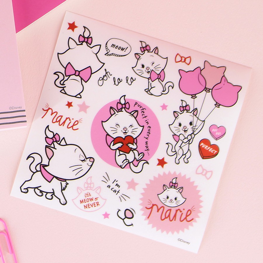 Disney Marie DIY Stickers 1 pack 10 sheets/Decoration Scrapbooking ...