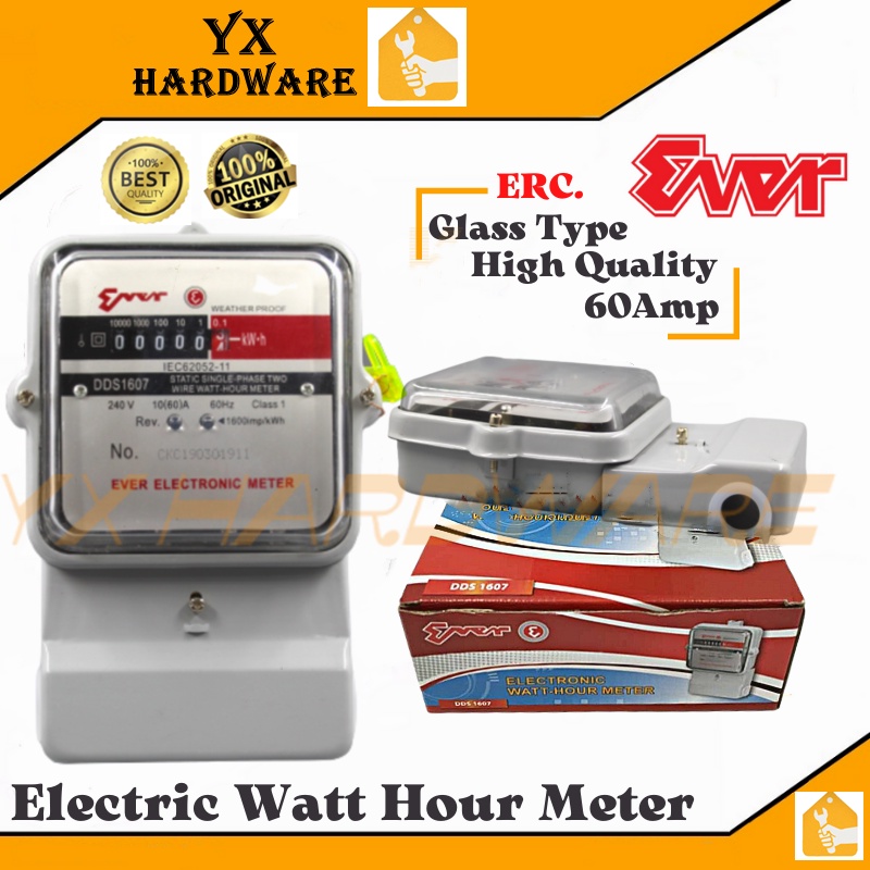 Electric Sub-Meter Kilo Watt Hour Meter 60Amp Single Phase Original DDS ...